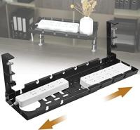 China Wire Mesh Cable Tray for Desk Retractable and Perforated for Easy Cable Organization for sale