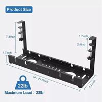 China Powder Coating Carbon Steel Under Desk Wire Mesh Basket Cable Tray with Flexible Design for sale