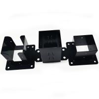 China Metal Wood Fence Post Base Brackets 4x4 Anchor Base for High-Performing Super Markets for sale