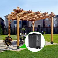 China Metal Wood Fence Post Base Brackets 4x4 Anchor Base for High-Performing Super Markets for sale