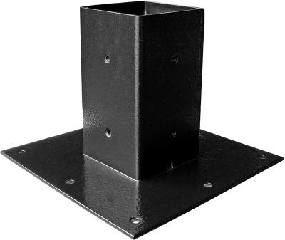 China 4*4 or 6*6 Surface Mount Base Plate Trimmer Guard Bracket for Mailbox Post Protection for sale