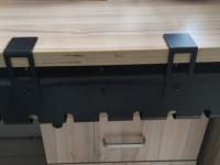 China Maximize Space with Under Desk Table Cable Management Tray and Hook Type Installation for sale