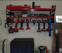 China Metal Power Tool Organizer and Drill Holders for Garage Heavy Duty Tool Shelf Storage for sale