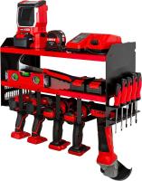 China Garage Wall Mounted Heavy Duty Drill Power Holder Steel Metal Tool Storage Organizer for sale