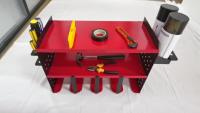 China Garage Wall Mounted Heavy Duty Drill Power Holder Steel Metal Tool Storage Organizer for sale