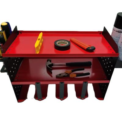 China Functional Design Wall Mount Metal Charging Station Power Tool Organizer Drill Holder for sale