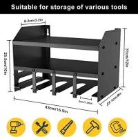 China Carved Power Tool Rack The Ultimate Space-Saving Solution for Your Garage for sale
