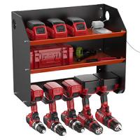 China Carved Power Tool Rack The Ultimate Space-Saving Solution for Your Garage for sale