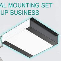 China Cash Drawer Undercounter Mounting Bracket Heavy Duty Steel Mounting Bracket for Mounting 16
