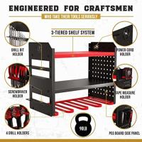 China Tool Storage Rack Heavy Duty Metal Wall Mount Shelf Storage Box with Plant Fiber Type for sale