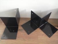 China Steel Pergola Brackets 3 Way Corner Bracket for Outdoor Patio Building Materials for sale
