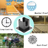 China Surealong 4*4 and 6*6 Electrophoretic Coating Timber Connector Metal Pergola Bracket Fittings Kits for sale