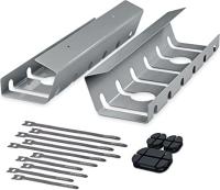 China Powder Coating Under Desk Cable Management Tray No Drill Clamp Mount for Standing Type for sale