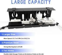 China Stylish Cable Management Tray for Home Office Computer Desk Cable Hider in Living Room for sale