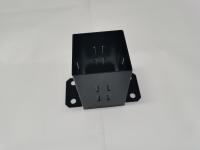 China Standard Single-side Bracket Outdoors Design Space Saving Wood Post Base Metal Brackets for sale