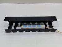 China Single Tier Black Oval 3-Hole Adjustable Wire Storage Rack for Under Table Efficiency for sale