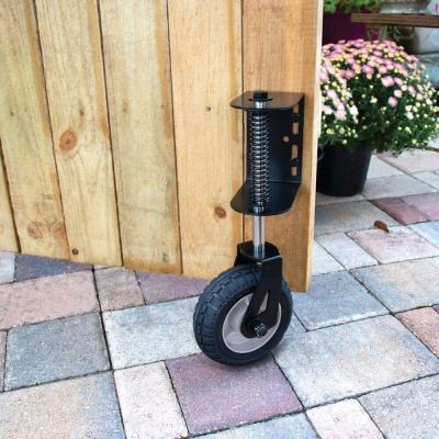 China Versatile Morden Style Heavy Duty Iron Gate Wheel for Sliding Garden Fence Door for sale