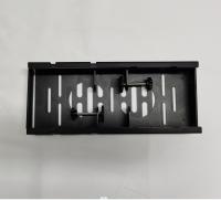 China Steel Q235 Under Desk Cable Management Tray Cord Organizer for Desk No Drilling Needed for sale