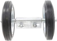 China Sliding Gates Fence Accessories Rubber Spring-Loaded Gate Caster with Universal Mount for sale