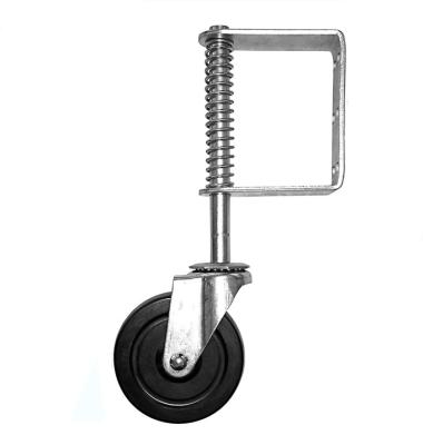 China 8 Inch Heavy Duty Sliding Spring Gate Wheel for Garden and Fence Gates Smooth Rolling for sale