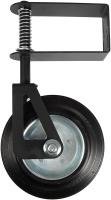 China Rolling Gate Wheels Swivel For Wood Or Metal Gates Customized Zinc Plated for sale
