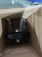 China Metal Heavy Duty Aging Resistance Rubber Gate Caster with Zinc Plated Construction for sale