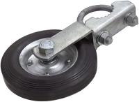 China Hot Galvanized Metal Chain Link Fence Rolling Gate Carrier Wheels for sale