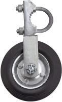 China Hot Galvanized Metal Chain Link Fence Rolling Gate Carrier Wheels for sale