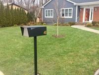China Factory Supply Curbside Welded Mailbox, All Weather Steel Lock Durable MailBox for sale