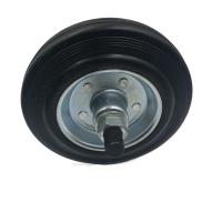 China Durable 1.65kg Door Wheel for Round Tube Doors Easy to Install Prevent Door Slack for sale