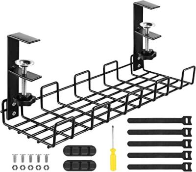 China Non-folding Rack Cable Cord Organizer for Under Desk Wire Management in Living Room for sale