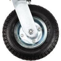 China 8-Inch Spring Gate Wheel 360 Degree Swivel Casters Kit Flat Free Tire And Suspension for sale
