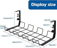 China Wire Type Net Design Under Desk Cable Organizer for Cable Management for sale