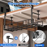 China Single Tier Under Desk Shelf for Wire Management and Organization in Living Room for sale