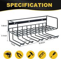 China Wall Control Metal Pegboard Power Tools Storage Organizer for Organization and Efficiency for sale