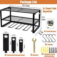 China Wall Control Metal Pegboard Power Tools Storage Organizer for Organization and Efficiency for sale