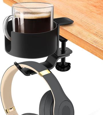 China Organize Your Desk with this 2mm Thick Multi-function Cup Holder and Headphone Hanger for sale