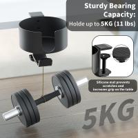 China Organize Your Desk with this 2mm Thick Multi-function Cup Holder and Headphone Hanger for sale