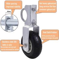 China 6inch Hot Galvanized Gate Wheel for Heavy Duty Sliding Gates in Outdoors Hardware for sale