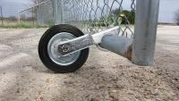 China 6inch Hot Galvanized Gate Wheel for Heavy Duty Sliding Gates in Outdoors Hardware for sale