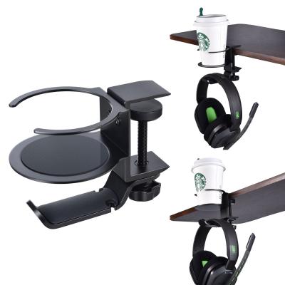 China Multifunctional Desk Cup Holder 360 Degree Rotation for Anti-Spill Water Bottle Stand for sale