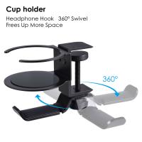 China Multifunctional Desk Cup Holder 360 Degree Rotation for Anti-Spill Water Bottle Stand for sale