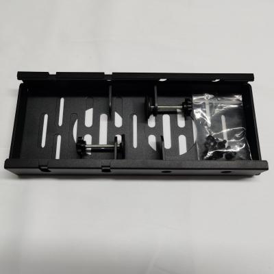 China Sustainable Steel Q235 Cable Cord Management Tray Retractable Under Desk No Drilling for sale