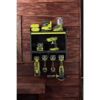 China Garage Wall Mount Floating Shelf Set for Workshop Shed Pegboard Tool Cabinet Drill Storage Rack for sale