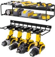 China Standard 3-Layer Wall Mounted Power Tool Organizer 43*19*10cm Tool Storage Holder for sale
