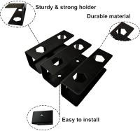China Aluminum Under Desk Laptop Holder Stand Tray for Table Keyboard Storage in Living Room for sale