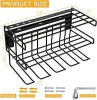 China Customizable Power Tool Holder Organizer Wall Mount for Workshop Shed Pegboard 2 Pack for sale