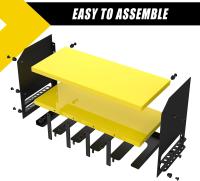 China Power Tools Organizer Heavy Duty Wall Mounted Storage Rack Plastic Type Electric Drill for sale