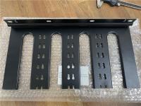 China Sturdy Wall Mounted Drill Storage Rack Holds 4 Drills with Customizable Logo in Black for sale