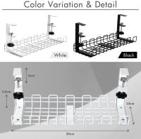China Flexible Desk Cable Organizer Streamline Your Workspace with Under Table Management for sale